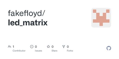 Github Fakefloyd Led Matrix