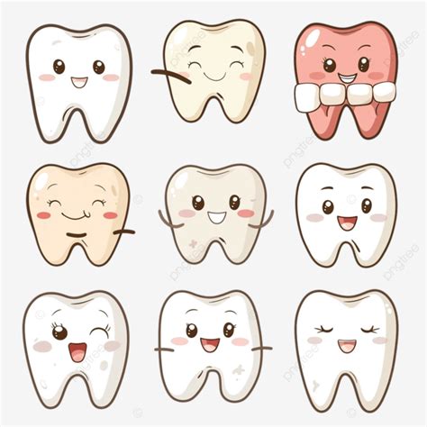 لطيف الكرتون الأسنان كرتون طب الأسنان أسنان Png صورة للتحميل مجانا