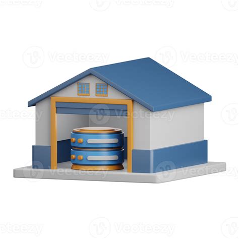 3d Rendering On Premise Isolated Useful For Cloud Network Computing Technology Database