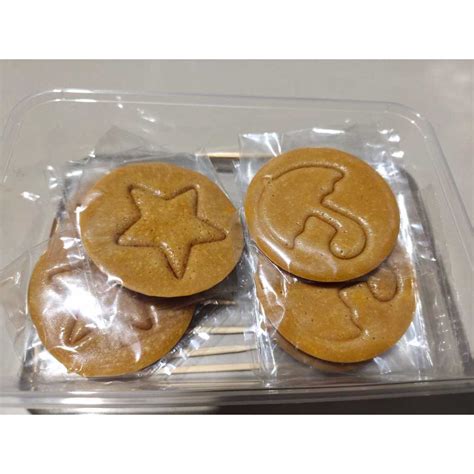 Dalgona Candy Squid Game Candy CAN CHOOSE MOTIVE Diameter 6cm 1 Box Contains 10 Pcs Shopee