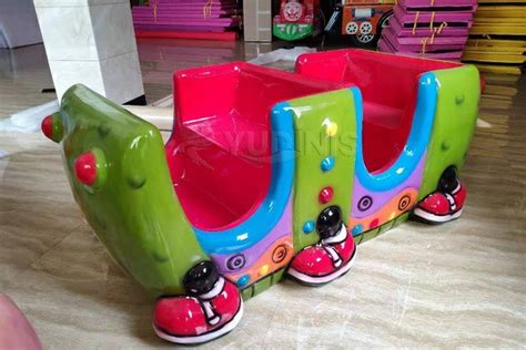 Portugal Amusement Park Small Train On Track Ant Themed Train