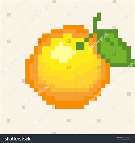 Orange Cat Pixel Art