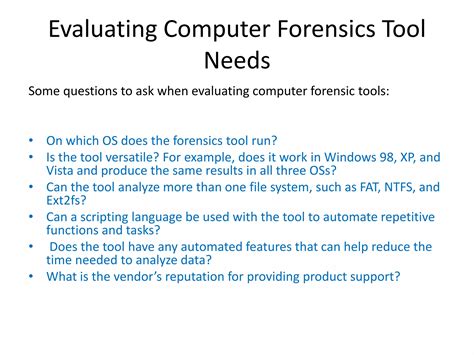 Computer Forensic Tools Hardware And Software Tools Pptx