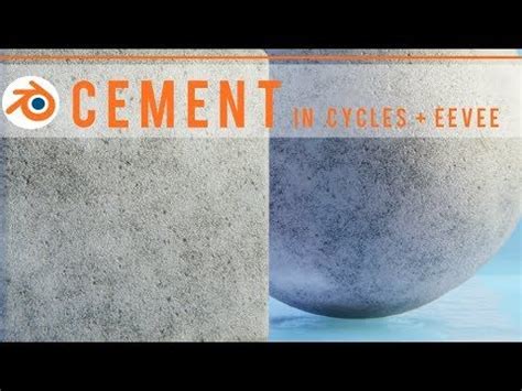 How To Make Concrete Cement In Blender Blender Tutorial Blender Concrete Cement