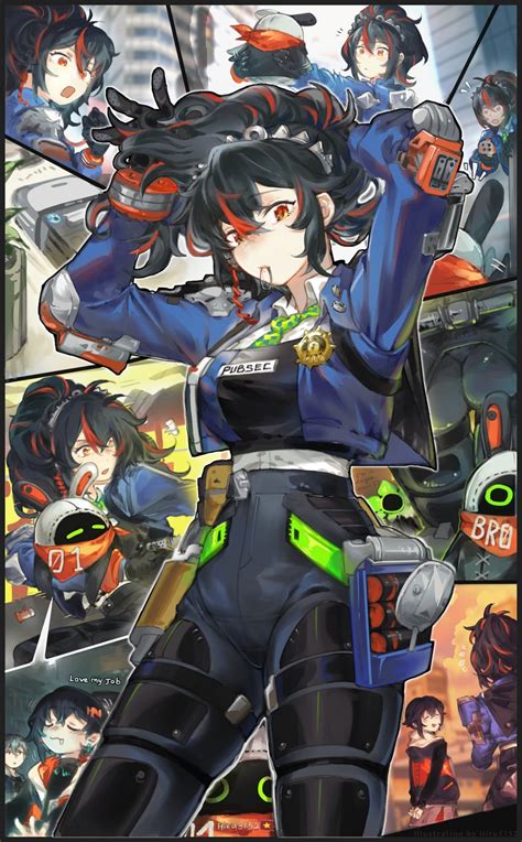 Zhu Yuan Belle Wise And Eous Zenless Zone Zero Drawn By Hiru Danbooru