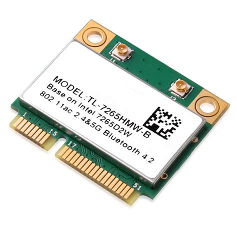 Dual Band Mini PCI E WiFi Card Wireless AC 1200Mbps 7265AC Bluetooth 4 2 Module EBay