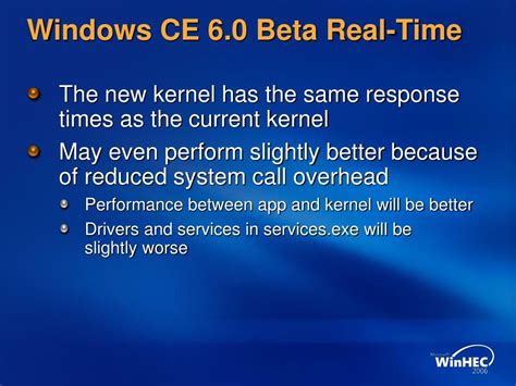 PPT Future Directions For The Windows CE Operating System Architecture PowerPoint Presentation