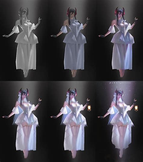 提灯少女 步骤 花瓣网