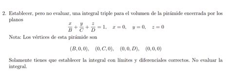Solved Substitute The Parameter Values Into The Problem
