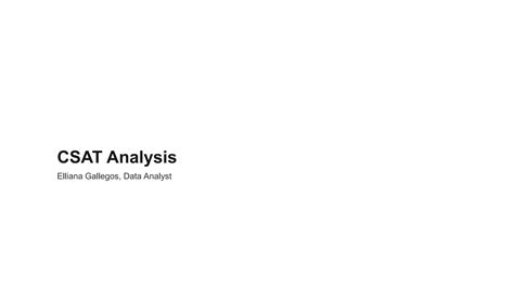 Survey Analysis Csat Nps Ppt