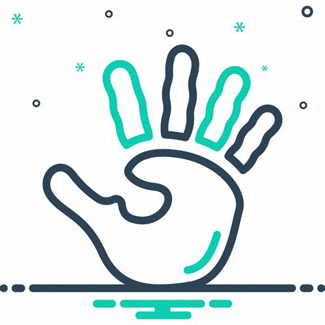 Handprint Palmprint Biometric Protection Identification Authorization Dermatoglyphic