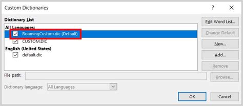 How To Edit Your Custom Dictionary In Microsoft Word