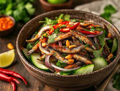 Spicy Crispy Anchovy Salad A Malaysian Culinary Delight