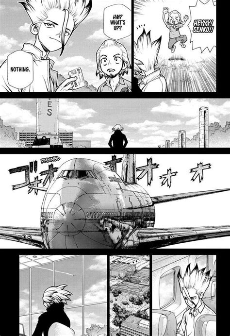 Mecha Senku Manga Dr Stone Airplane Senku Manga Panel Dr Stone Manga