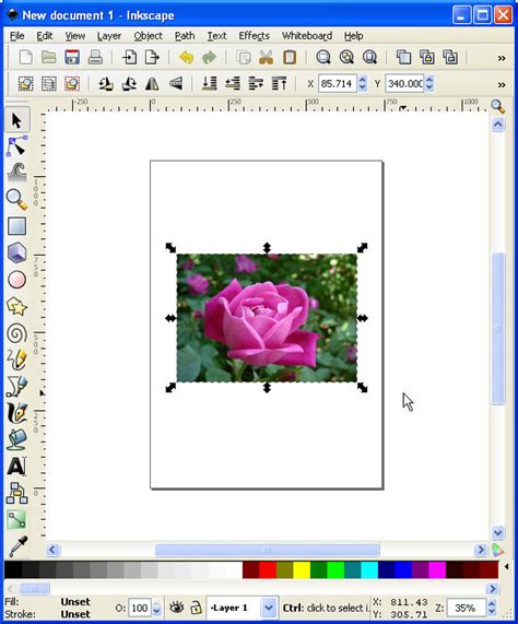 Inkscape How To Place One Image Inside Another Clipping Technical Communication Center
