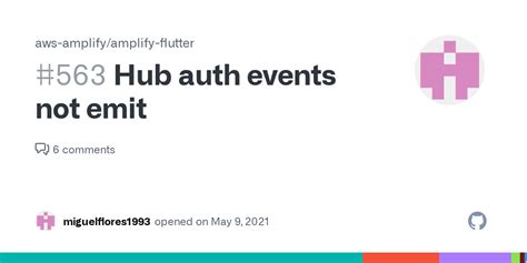 Hub Auth Events Not Emit · Issue 563 · Aws Amplifyamplify Flutter · Github