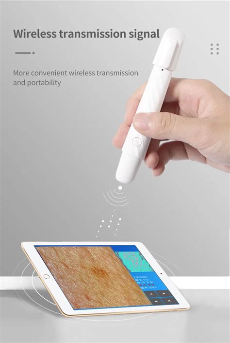 New Skin Analyzer Scalp Hair Camera Scanner Wireless Wifi Connection Compatible With Android Ios