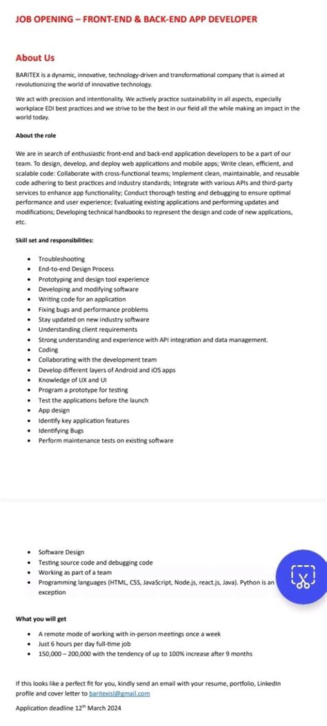 Hiring Hiringmanager Hiring2024 Jobopening Appdeveloper Frontenddeveloper