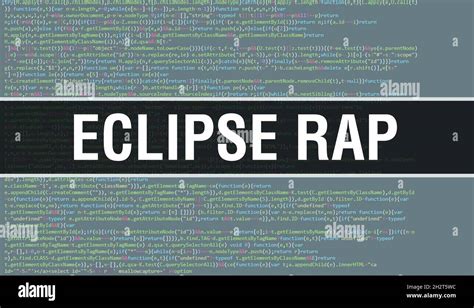 Eclipse Rap With Abstract Technology Binary Code Backgrounddigital