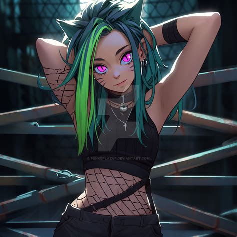 Punk Cat Girl 5 By Punkerlazar On Deviantart