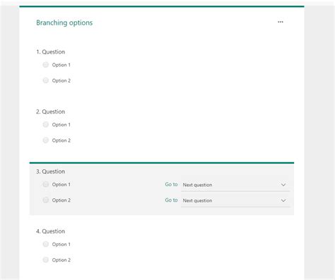 Microsoft Forms The Hidden Options Of Branching In Forms
