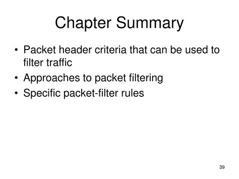 Ppt Packet Filtering Powerpoint Presentation Free Download Id5378215