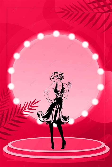 Atmospheric Sexy Girl Red Background Material Atmosphere Sexy Girl Background Image For Free