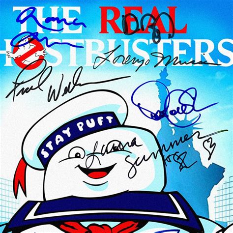 The Real Ghostbusters Script Limited Signature Edition Rare T
