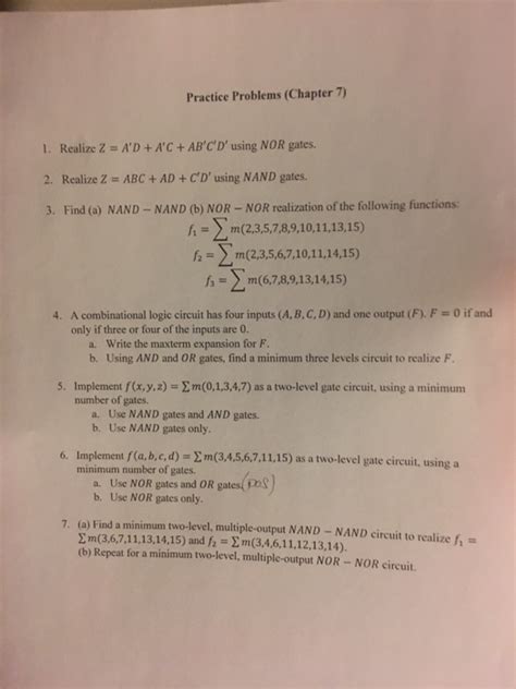 Solved Practice Problems Chapter 7 I Realize Z Ad Ac