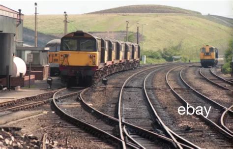Original 35mm Negative Of Class 58 Line Up At Shirebrook £150