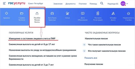 Госуслуги проверяем пенсионный счет