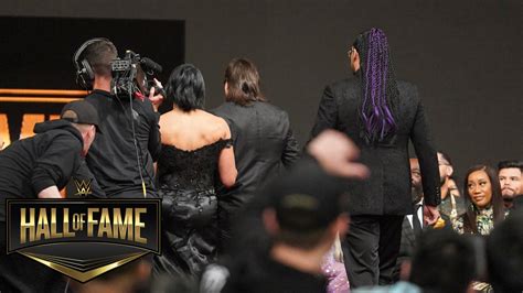 Wwe Hall Of Fame 2023 Rhea Ripley And The Judgement Day Leave During Rey