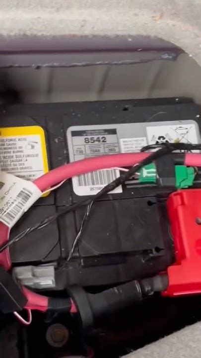 Chevy Traverse Battery Location 2010 Chevy Traverse Battery Youtube