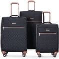 Free Shipping Travelhouse 3 Piece Luggage Set Softside Expandable