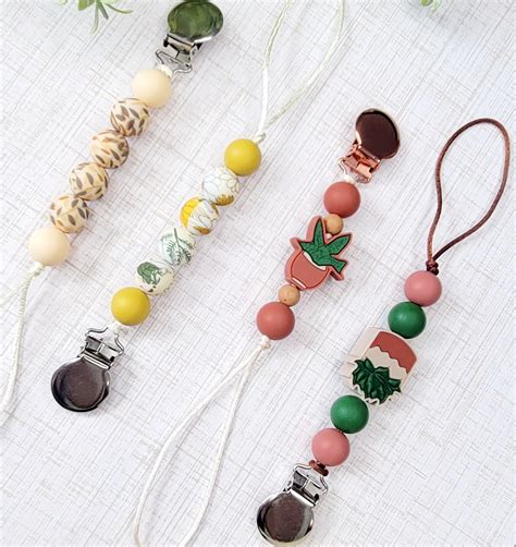 Pacifier Clips Sassy Silicone