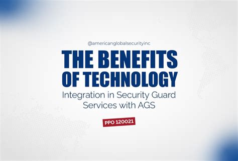 Benefits Of Technology Integration In Security Guard Services
