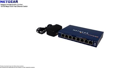 Network Switch Ethernet Netgear ProSafe FS V Port Mbps RJ Fast Ethernet Switch P