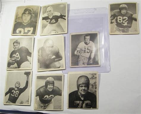 1948 Bowman Football Complete Set 108 Cards Ebay