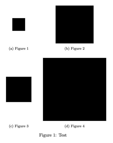 Horizontal Alignment How To Horizontally And Vertically Align A Matrix Of Subfloats TeX