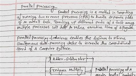 Parallel Processing Types Of Parallel Processing Sisd Misd Simd Mimd