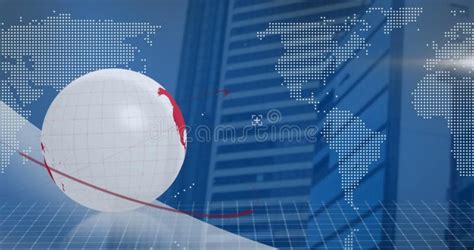 Animation Of Data Processing Over Globe And World Map Stock Footage Video Of Business Video