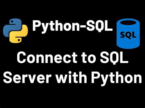 Sql In Python