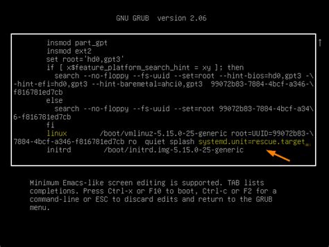如何启动 ubuntu 22 04 进入救援 紧急模式 linuxstory
