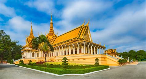 The Throne Hall Inside The Royal Palace In Phnom Penh Cambodia