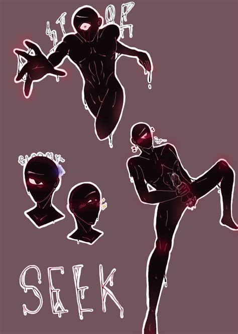 Rule 34 1 Eye 1boy Arm Out Black Goo Blush Blushing Cum Dick Doors