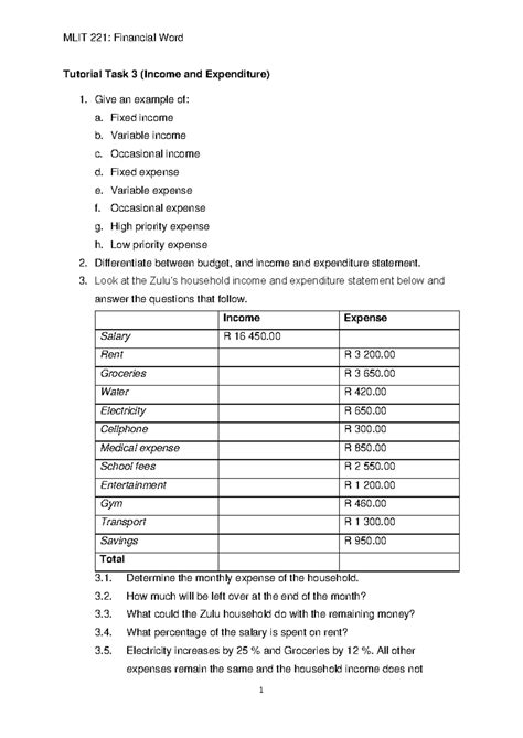 mlit 221 tutorial task 3 mlit 221 financial word 1 tutorial task 3