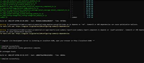 Typescript Angular Application Upon Using Npm Start Not Working Despite Packages Installed
