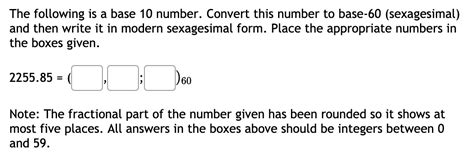 Solved The Following Is A Base Number Convert This Chegg Com