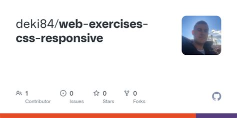 GitHub Deki Web Exercises Css Responsive