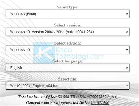 Cara Download File Iso Windows Dari Microsoft Tanpa Media Creation Tool Kaca Teknologi